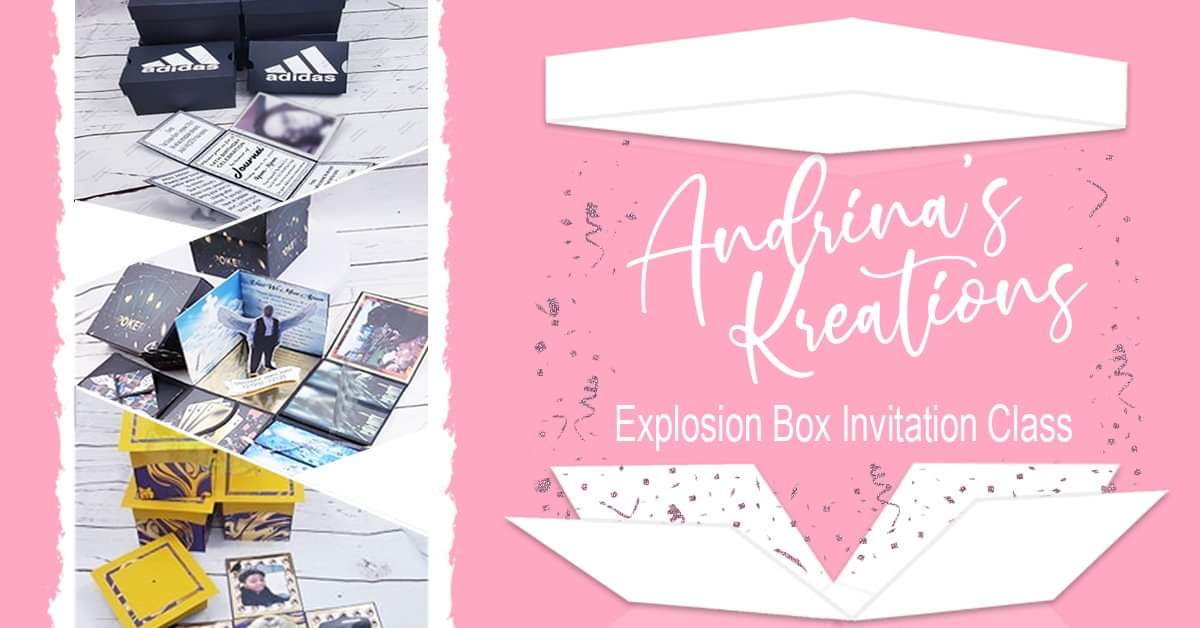 Explosion Box Invitation Class – Andrina's Kreations llc